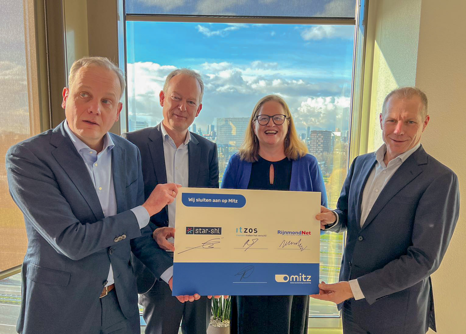 Star-shl, Itzos, RijnmondNet en VZVZ tekenen voor uitrol Mitz | Mitz ...